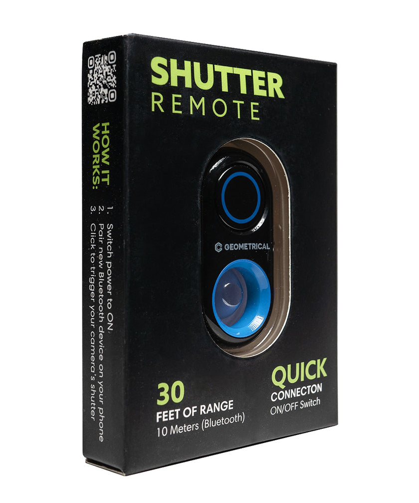 Bluetooth Shutter Remote – Geometrical Pocket Tripod