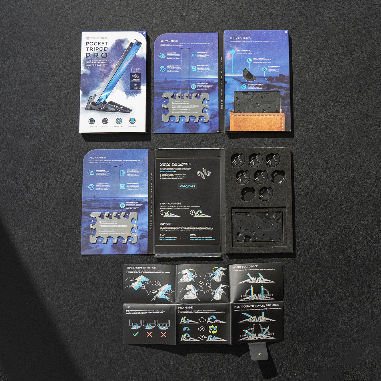 The best vlogging tripod for iPhone – Geometrical Pocket Tripod